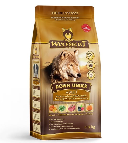 WOLFSBLUT Down Under Adult per cani con manzo e verdure 12,5 kg - Fera24.it