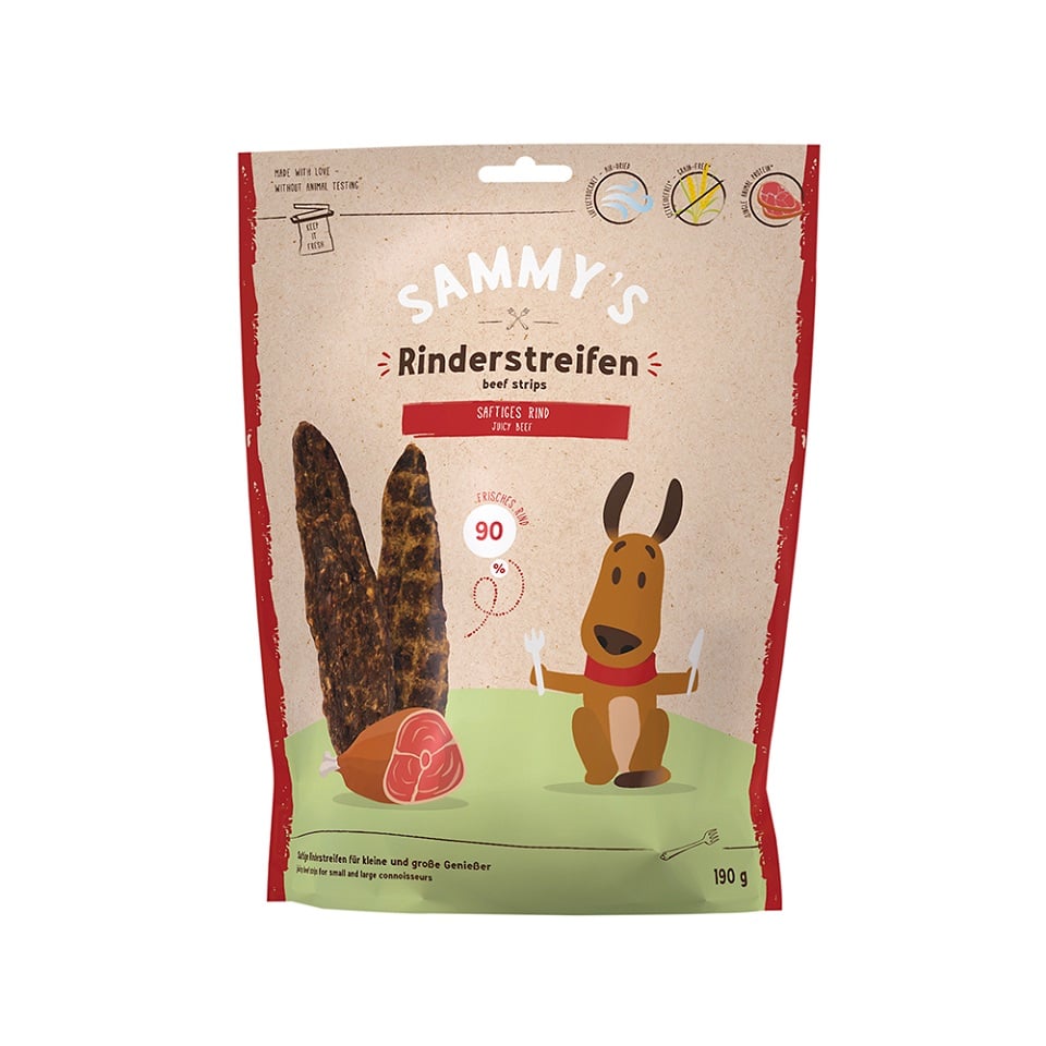BOSCH SAMMY’S Beef Strips Strisce di manzo 190 g - Fera24.it