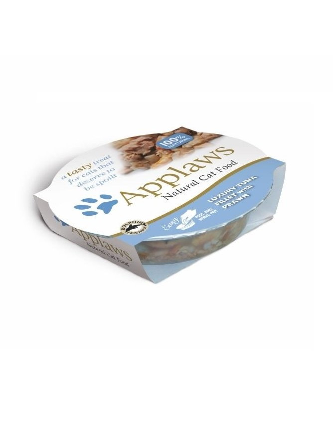 APPLAWS Cat Pot Luxury Tuna Fillet with Prawn 10 x 60 g - Fera24.it